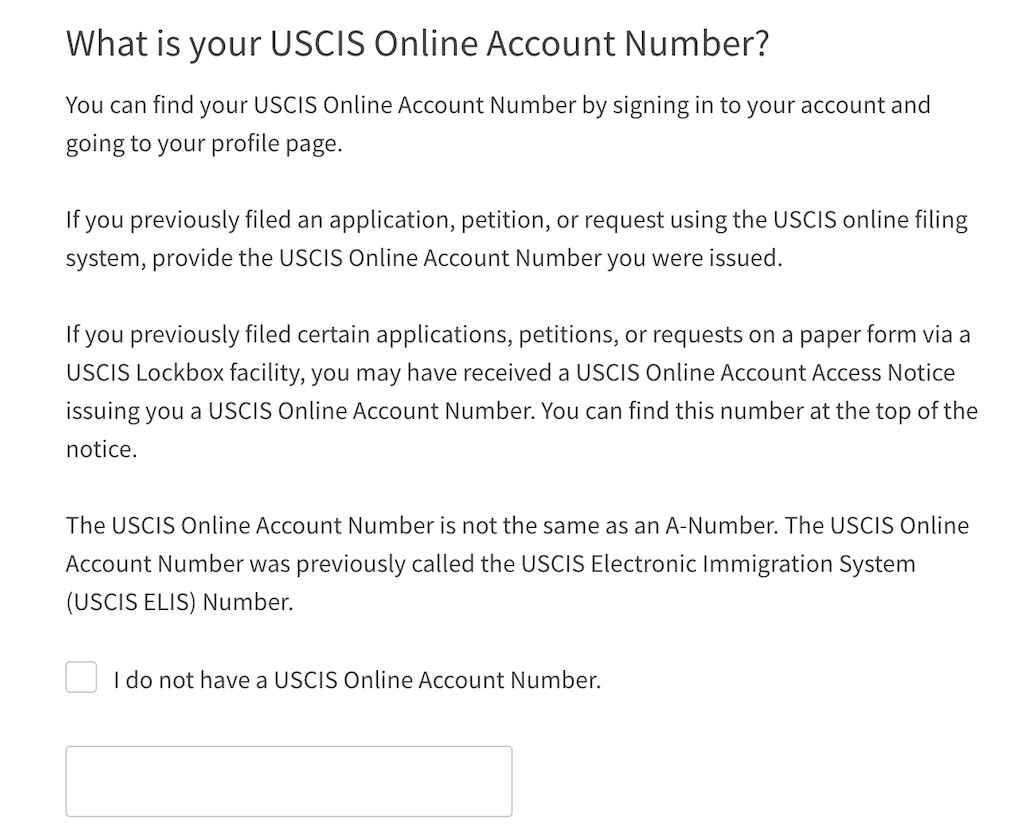 USCIS Online Account Number 是什么？ 在哪里找？ – 美国攻略