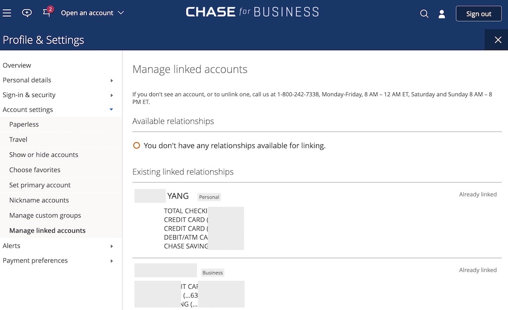 如何关联 Chase 的商业和个人账户 – 美国攻略